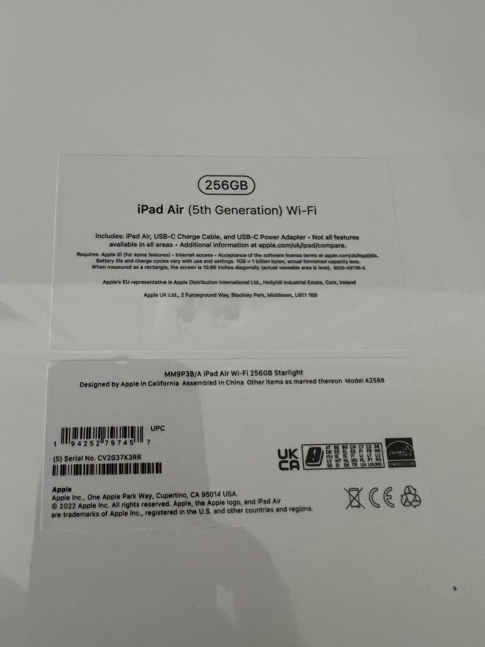 iPad 9 model A2602 9th Generation 2021 256Gb Wi-Fi цвет Space Grey ...