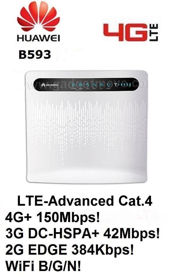 Huawei 4G SIM LTE 3G UMTS WiFi LAN router ruter modem pоутер pутер ...