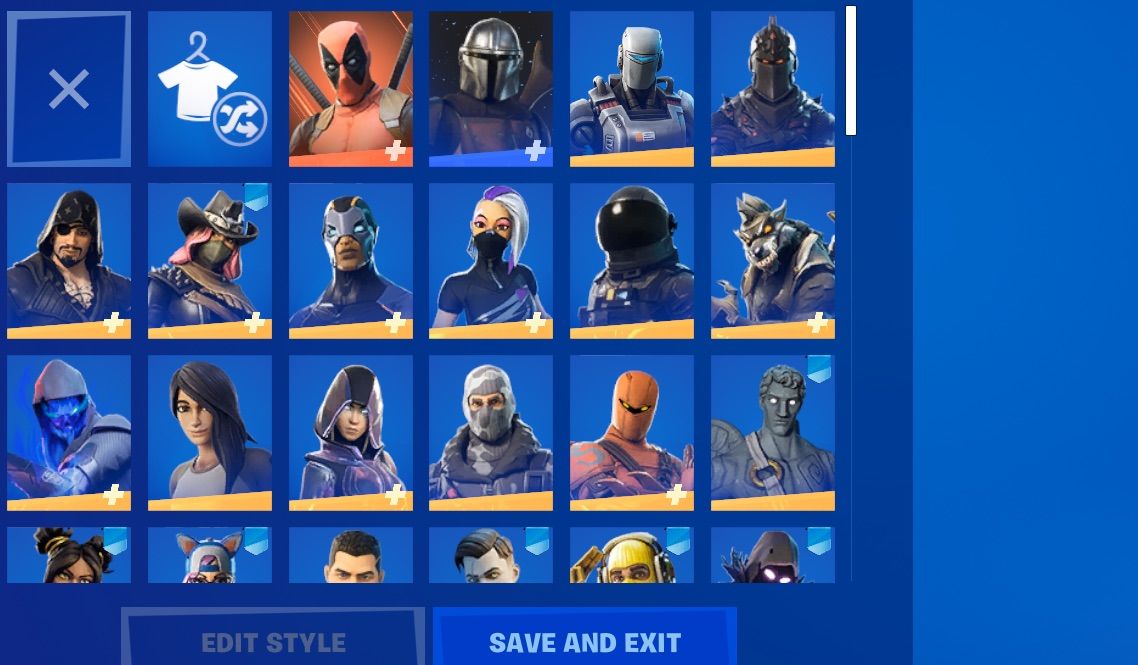 Fortnite account 140 SKINS 80 pickaxuri