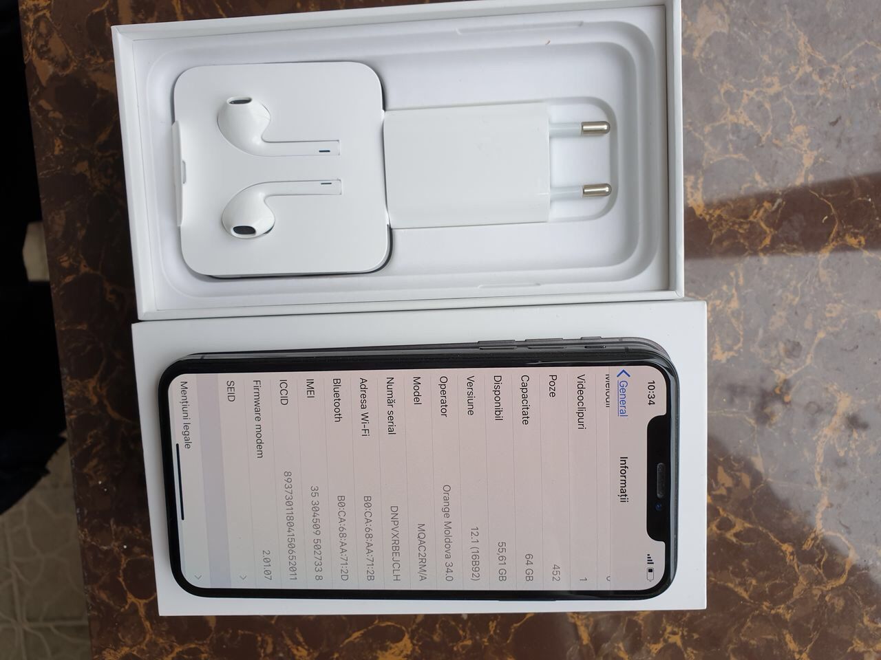 Iphone X space gray 64 gb ideal