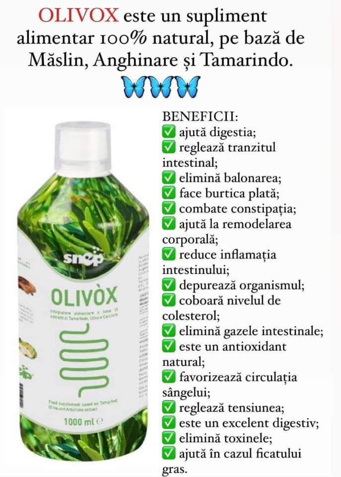 Realcomplex,Olivox,ceai drenant