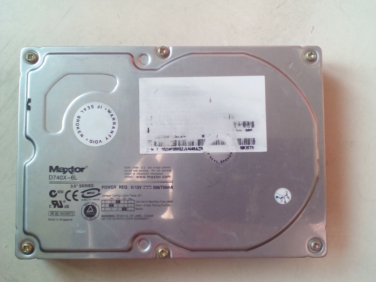 Жесткий диск HDD 60 GB 3.5" ATA
