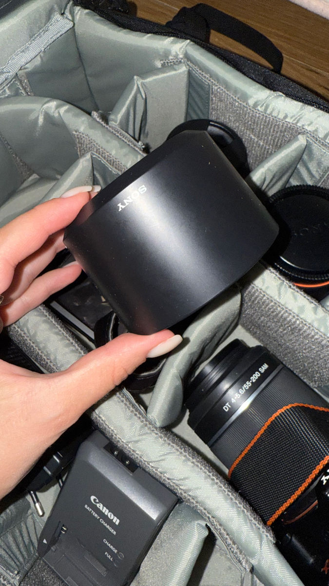 Sony Alpha SLT‑A55 Kit + 2 объектива + зарядка