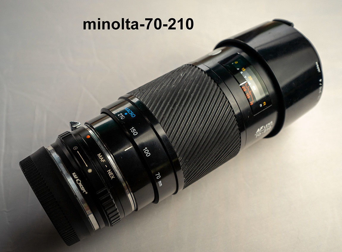 Объективы: Minolta, Canon. Светофильтры.