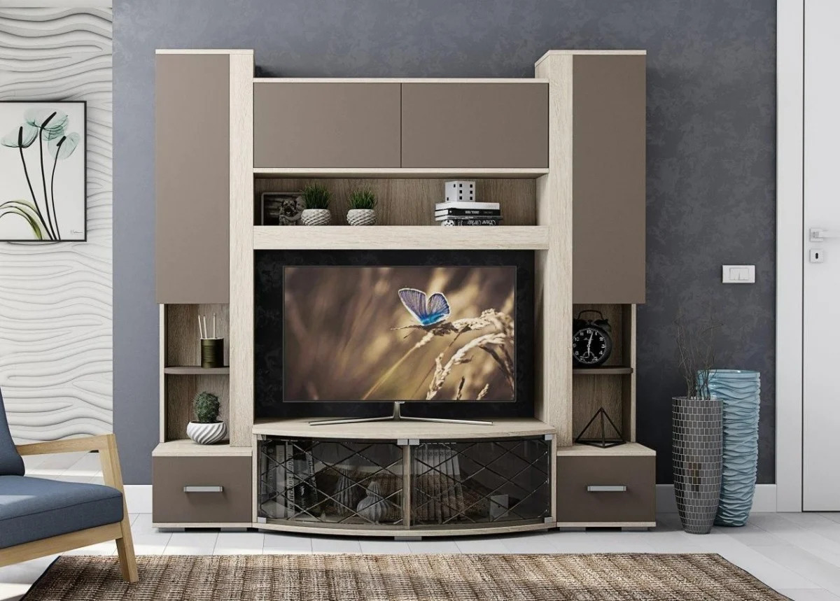 Living Astrid-mebel Nevada 7 stejar sonoma / latte La cel mai bun preț