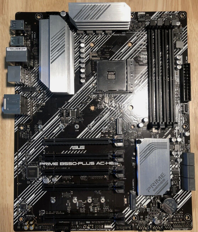 Asus Prime B550-PLUS AC-HES AMD AM4 (3rd Gen Ryzen) ATX WiFi 5,Garantie