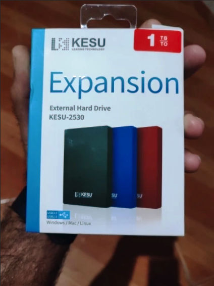 HDD Extern 1Tb, 500Gb Внешний жесткий диск Kesu 1ТБ