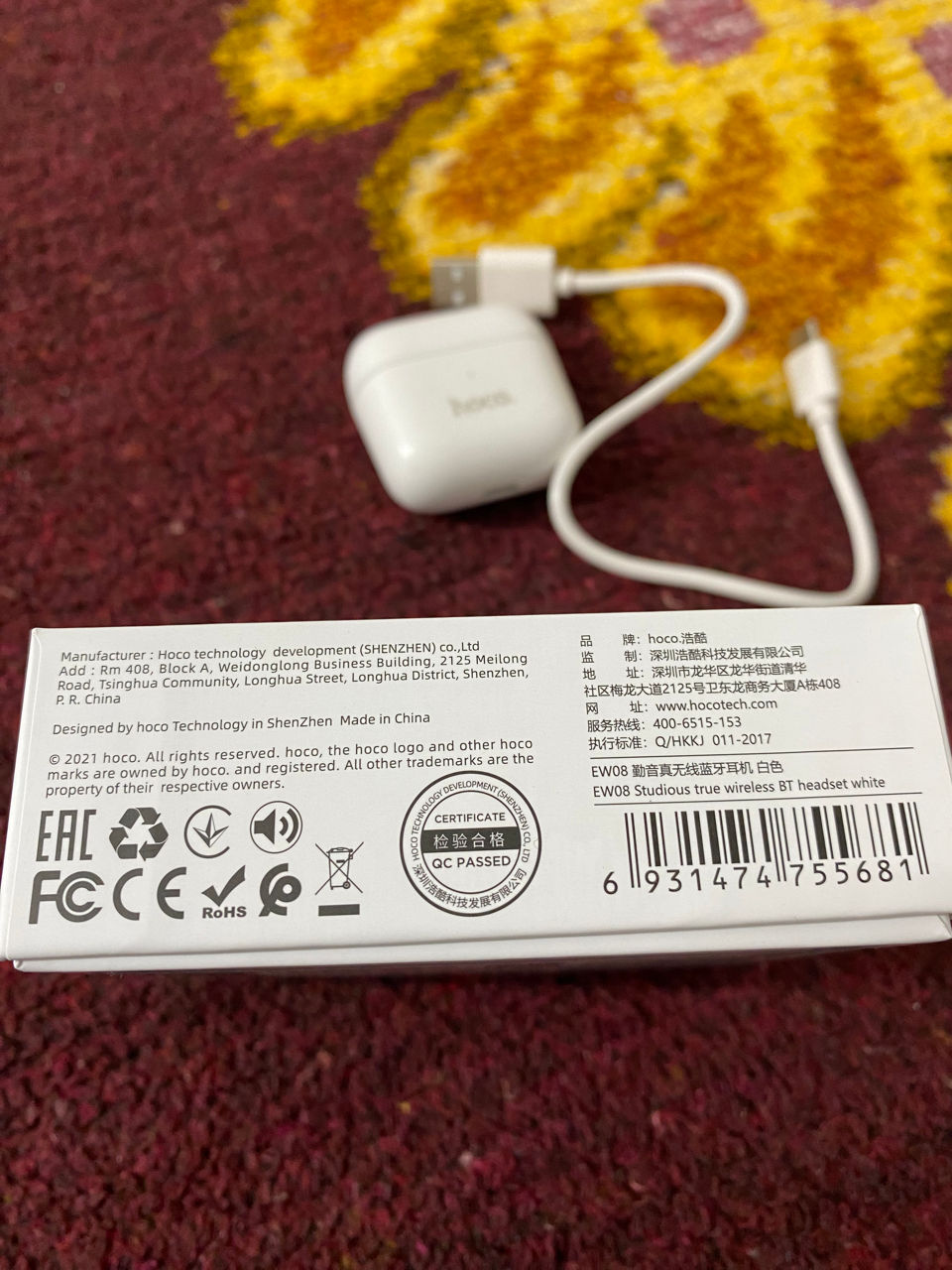 Hoco EW08 ( Stereo Headset)