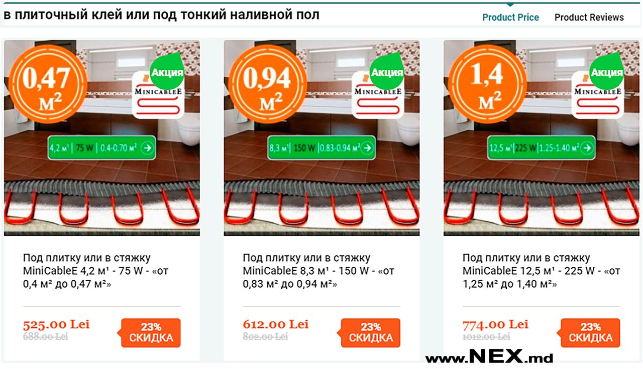 Тёплый пол под плитку без стяжки сразу в плиточный клей. Весенние ...
