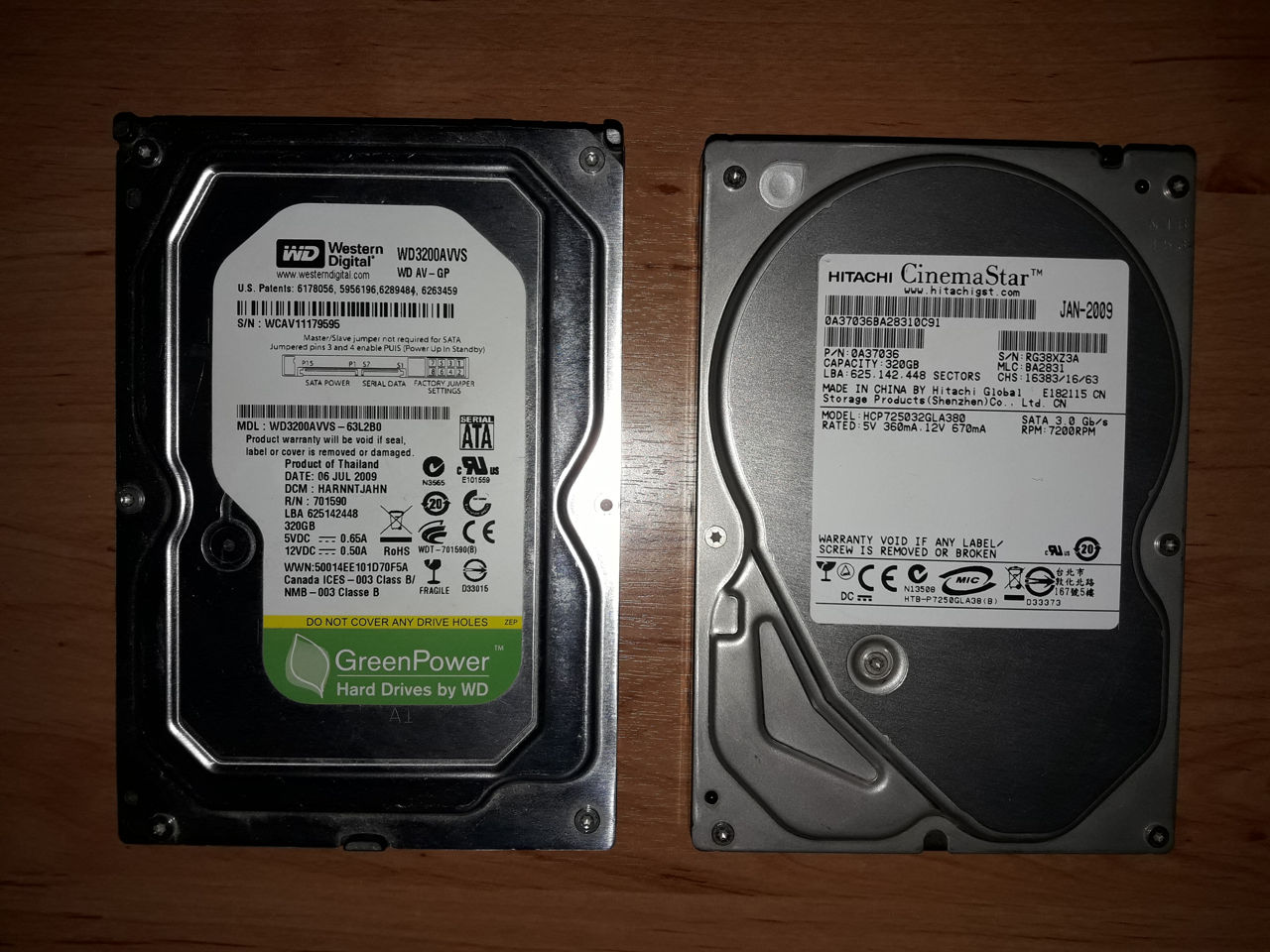 Жесткие диски Sata, HDD 160 gb 100 lei, HDD 320 gb 200 lei