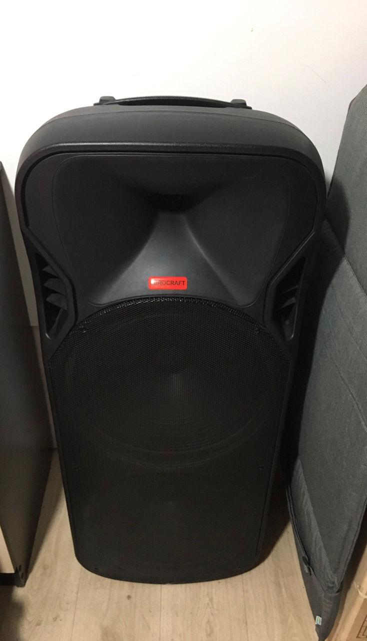 Boxa cu acumulator microfon eurocraft 1000 w