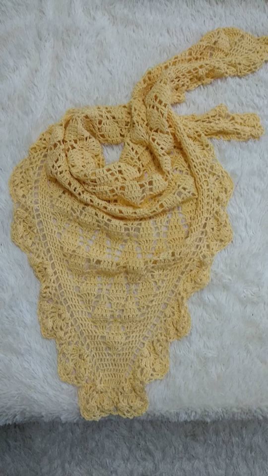 Fular crosetat perfect pentru toamna-iarna ...