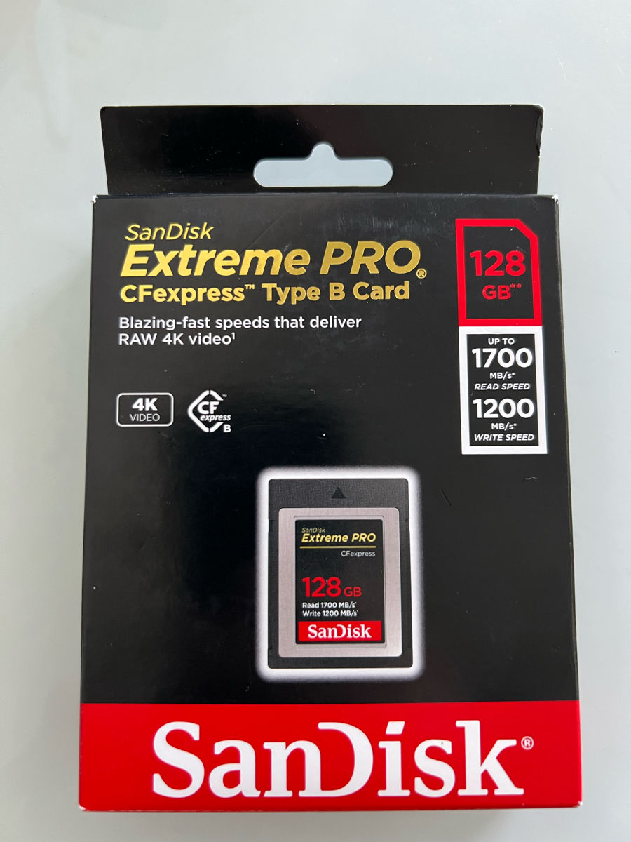 Sandisk Extreme Pro CFexpress Type B Card 128Gb