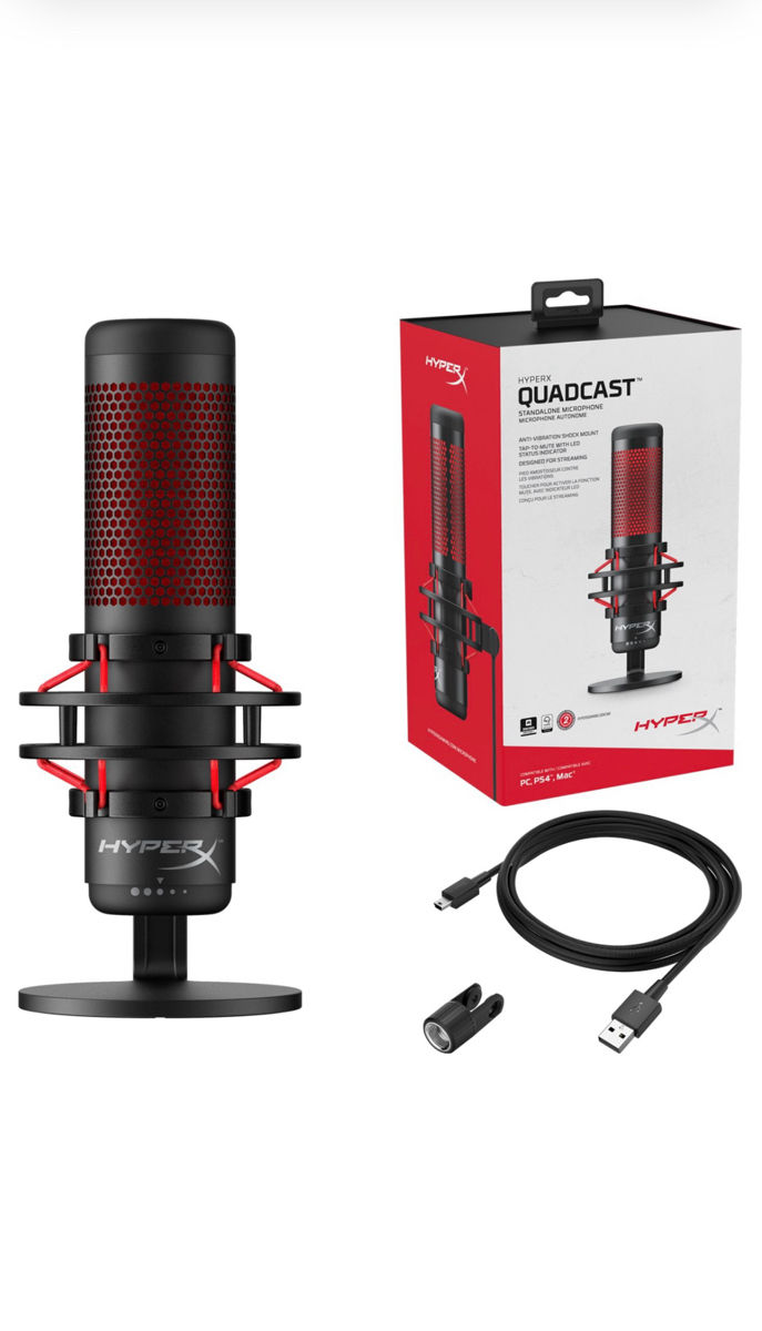 New! Микрофон HyperX quad cast