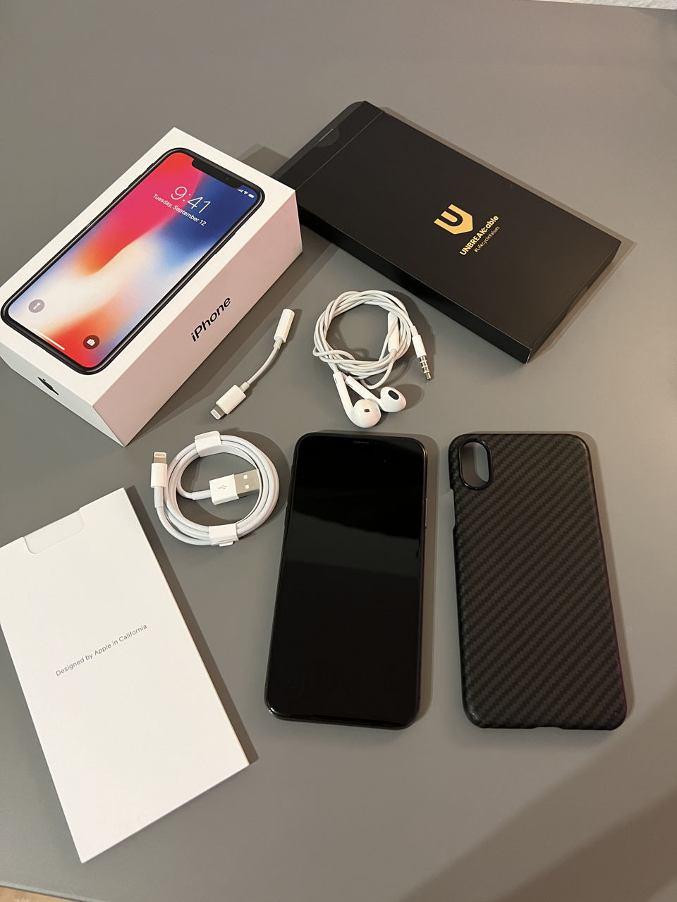 iPhone X, space gray, 256 GB