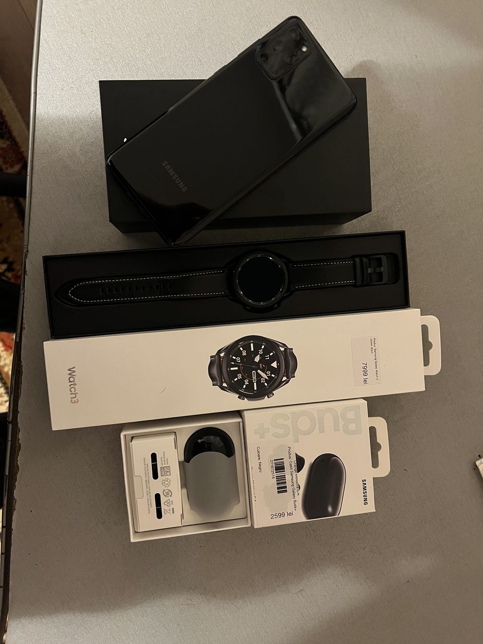 Samsung Galaxy s20+-Watch 3 45mm-Buds+