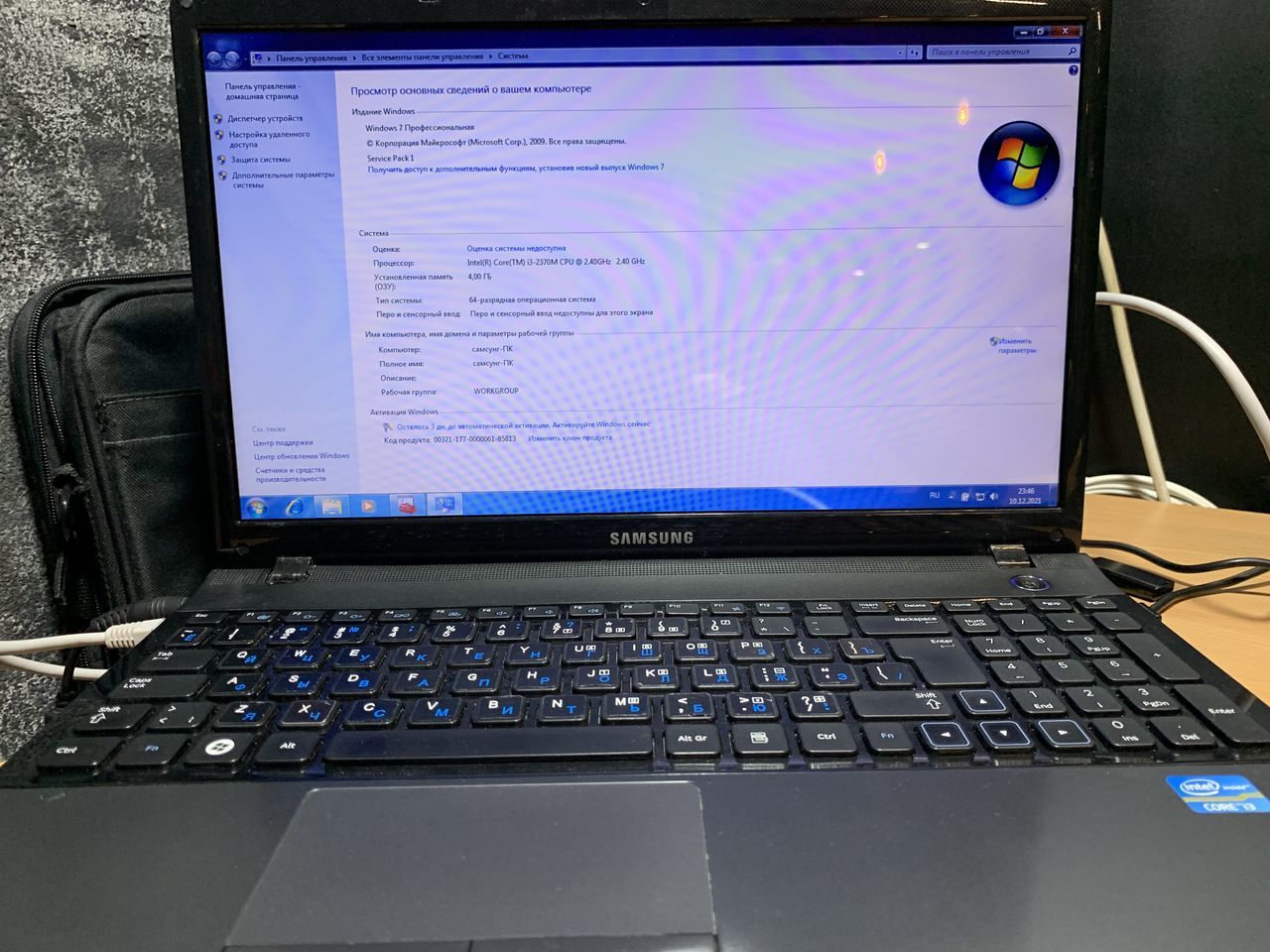 Ноутбук Samsung 300E, intel i3