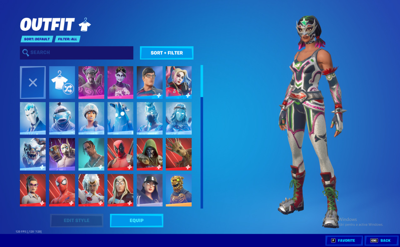 Vand cont de fortnite full acces 128 skins + 1800 vbucks