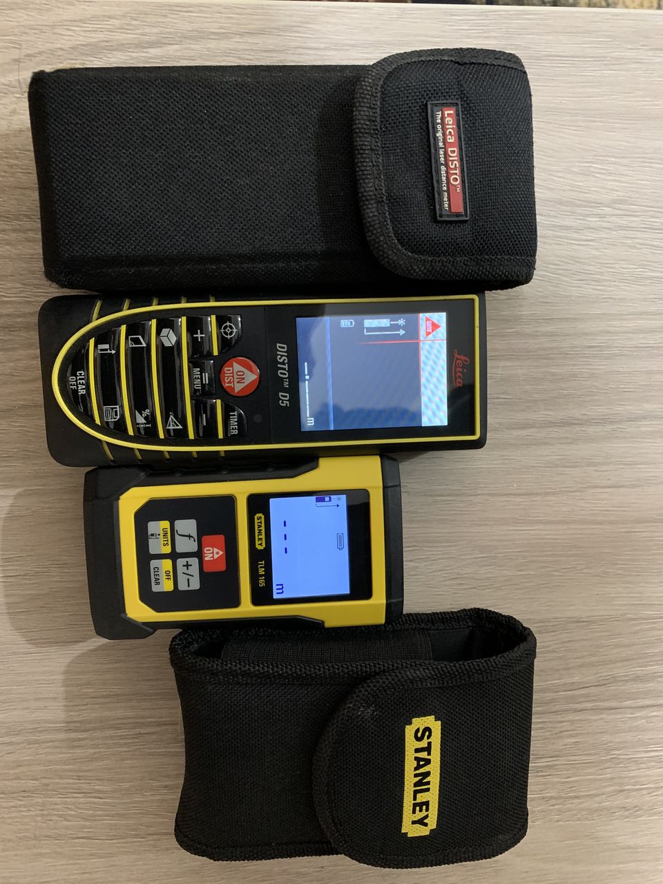 LEICA DISTO D5/STANLEY TLM 165 vind