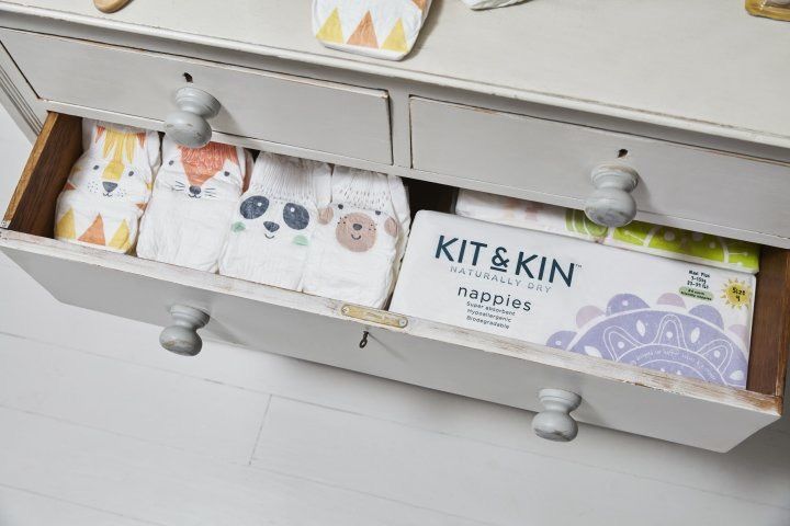 Scutece eco hipoalergenice Kit&Kin 1 (2-5 kg) 40 buc