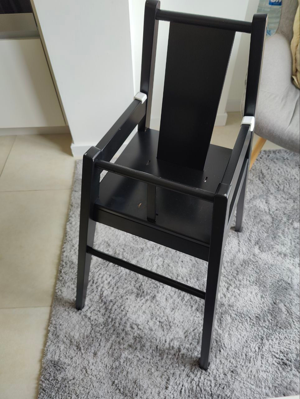 Scaun inalt pentru hranire cu tava blames ikea pentru copii