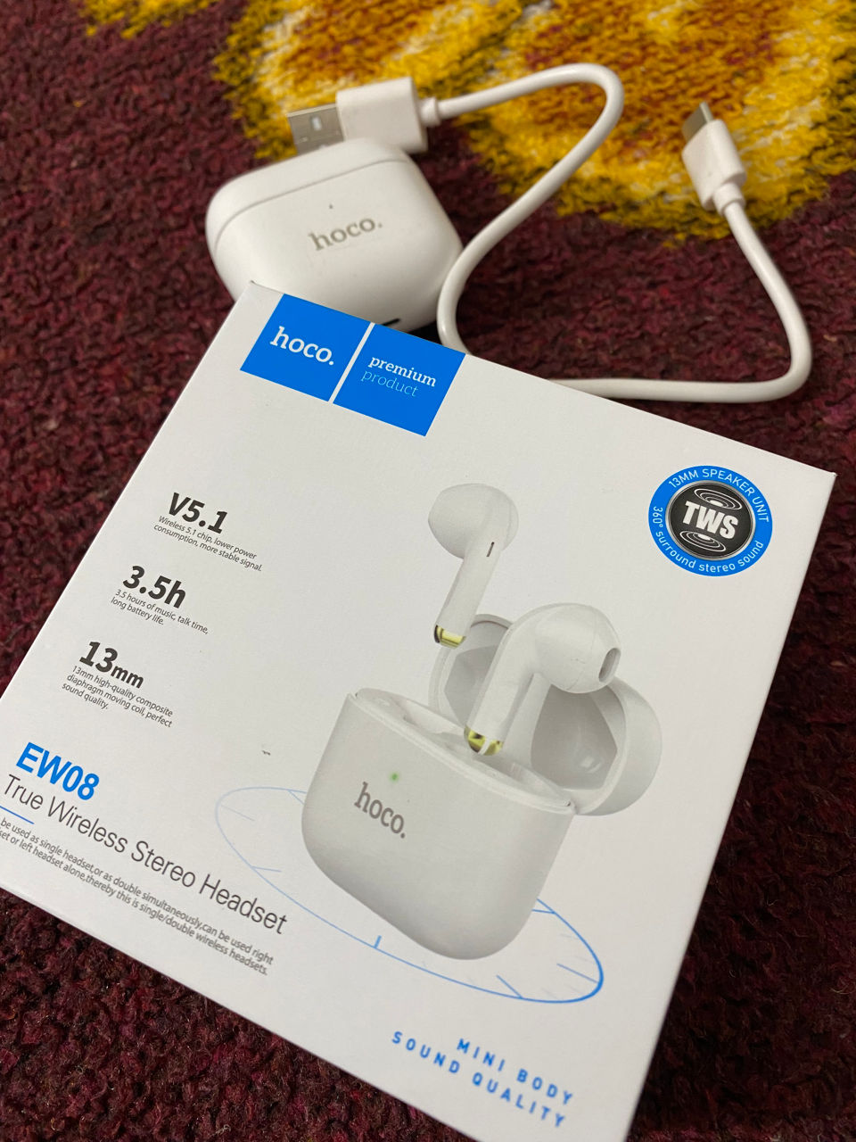 Hoco EW08 ( Stereo Headset)