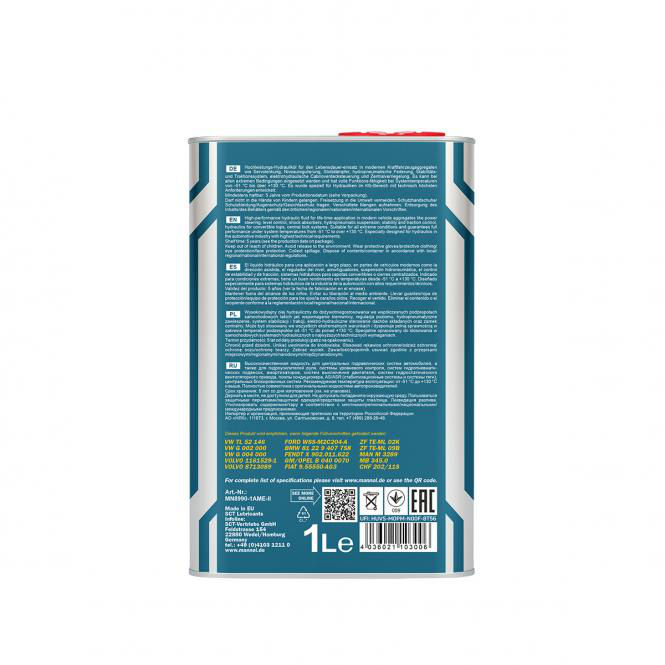 Ulei hidraulic MANNOL 8990 Central Hydraulic Fluid 1L