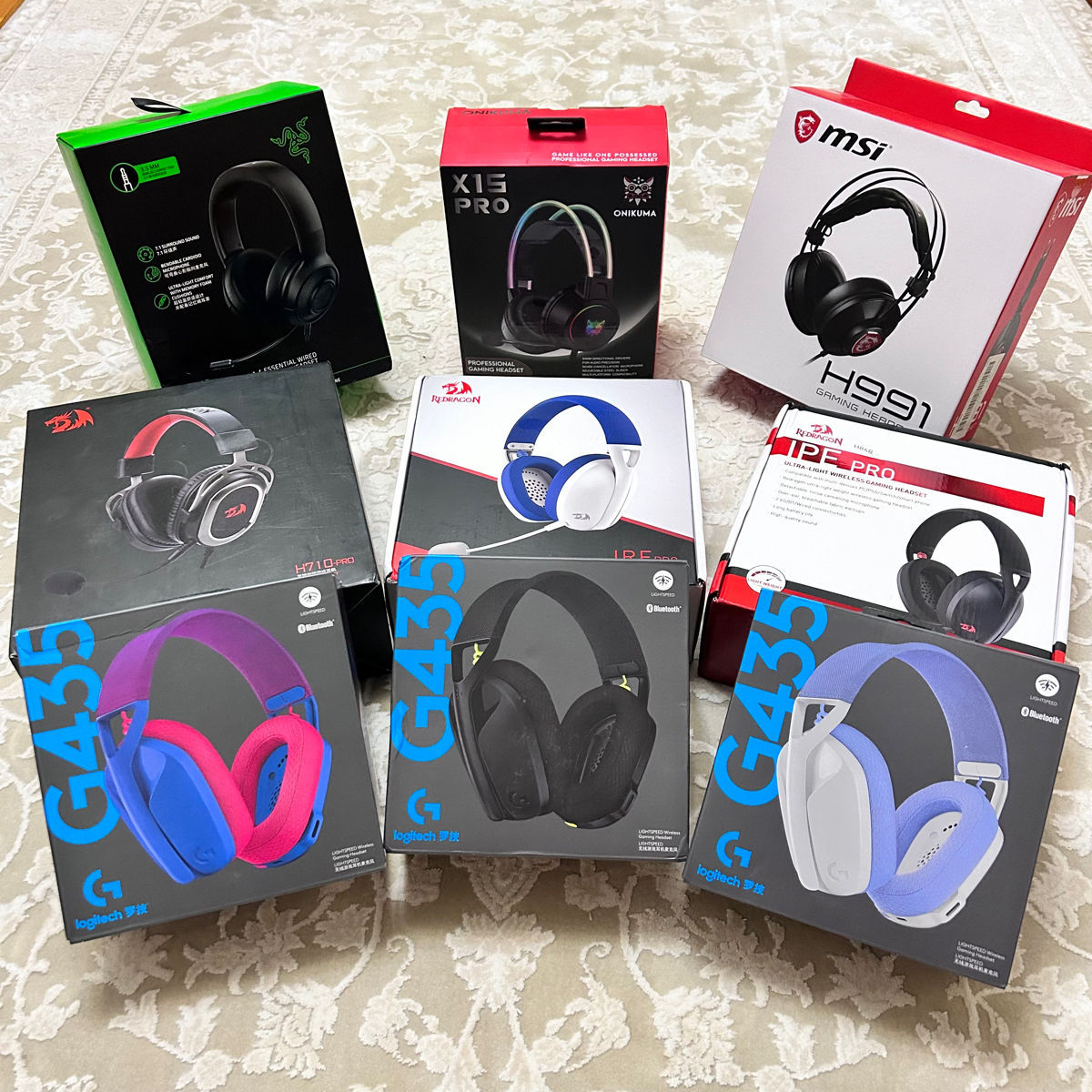 Căști cu microfon Logitech / Redragon / Razer / MSI