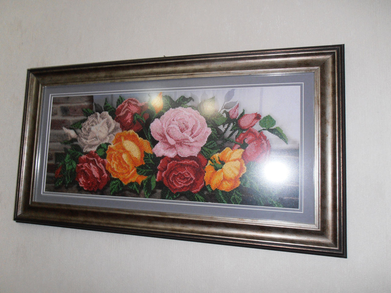 Tablouri brodate manual in biser