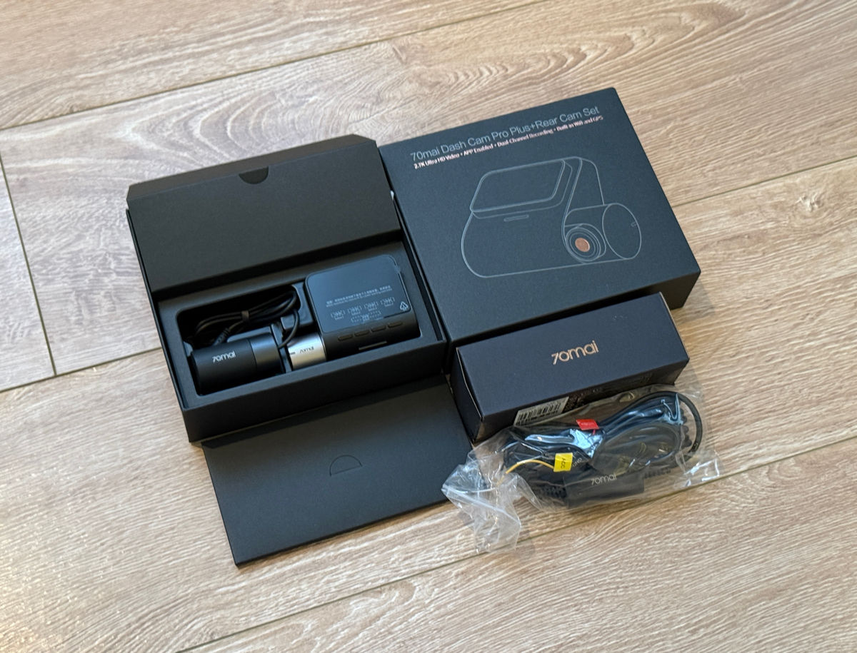 Cameră auto 70mai Dash Cam Pro Plus+ A500S + Cameră Spate + Hardwire ...