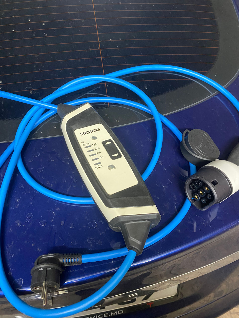 Cablu incarcare auto electrice si plug in type 2 220v Philips