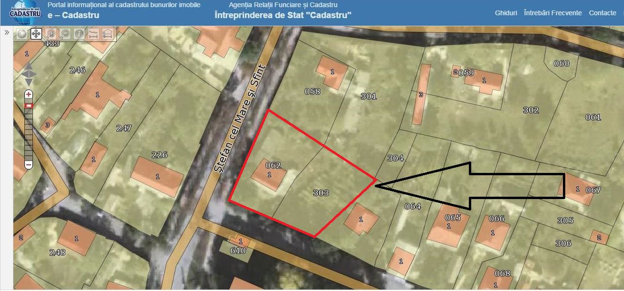 Calarasi Centru 15 ari pentru constructie, str Stefan Cel Mare.