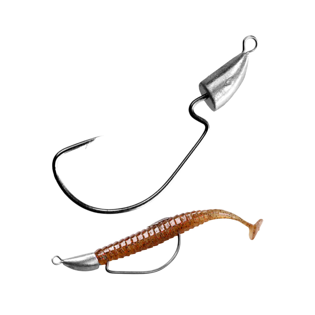 Texas Rig With Offset Hook 5г (10шт)