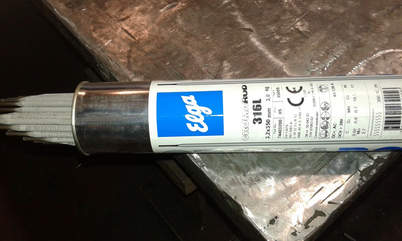 Электроды по нержавейке electroade inox 316l 3.2mm 2.5mm