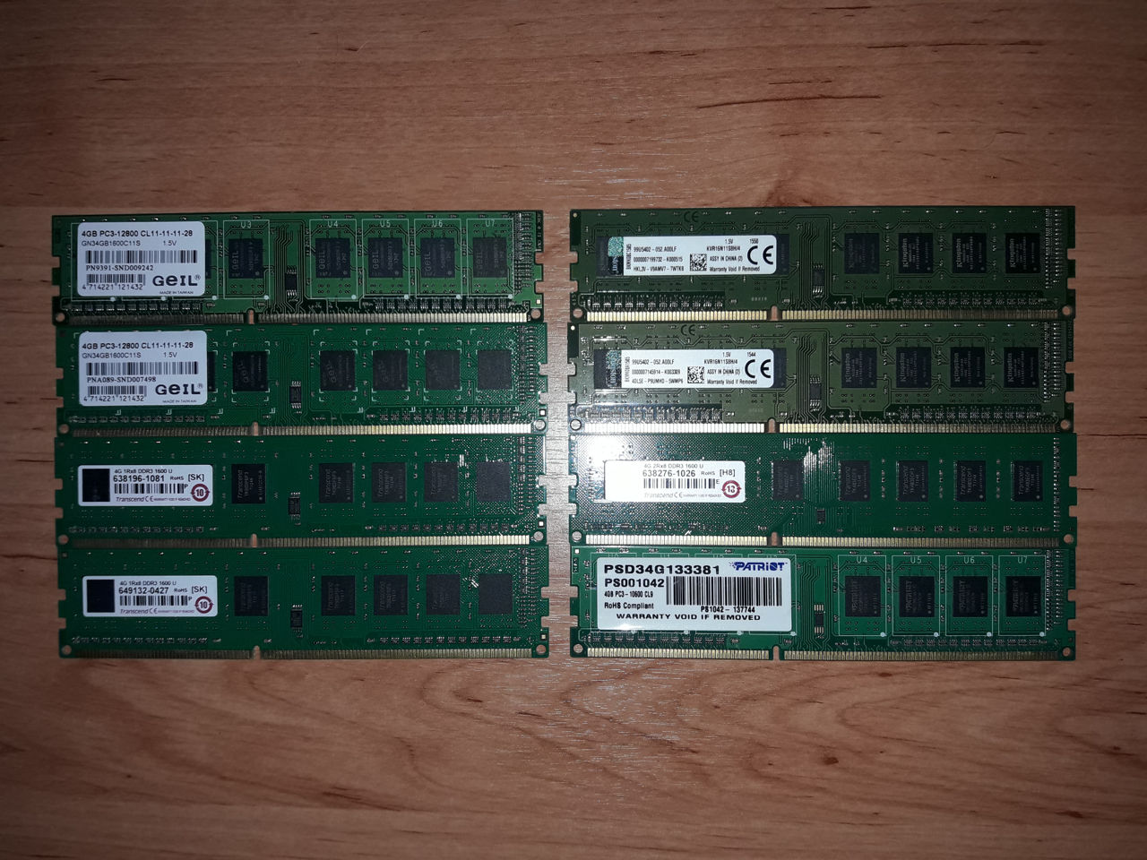 Ram для пк, Intel , Amd , ddr3, 4 Gb, 1333 mhz , 1600 mhz, работают ...