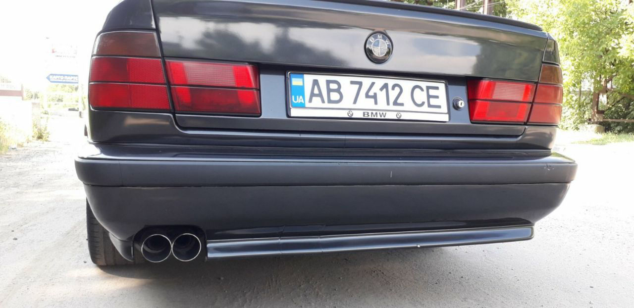 bmw E34,губа м,бленда на заднее стекло,спойлер м,спойлер AC Schnitzer.
