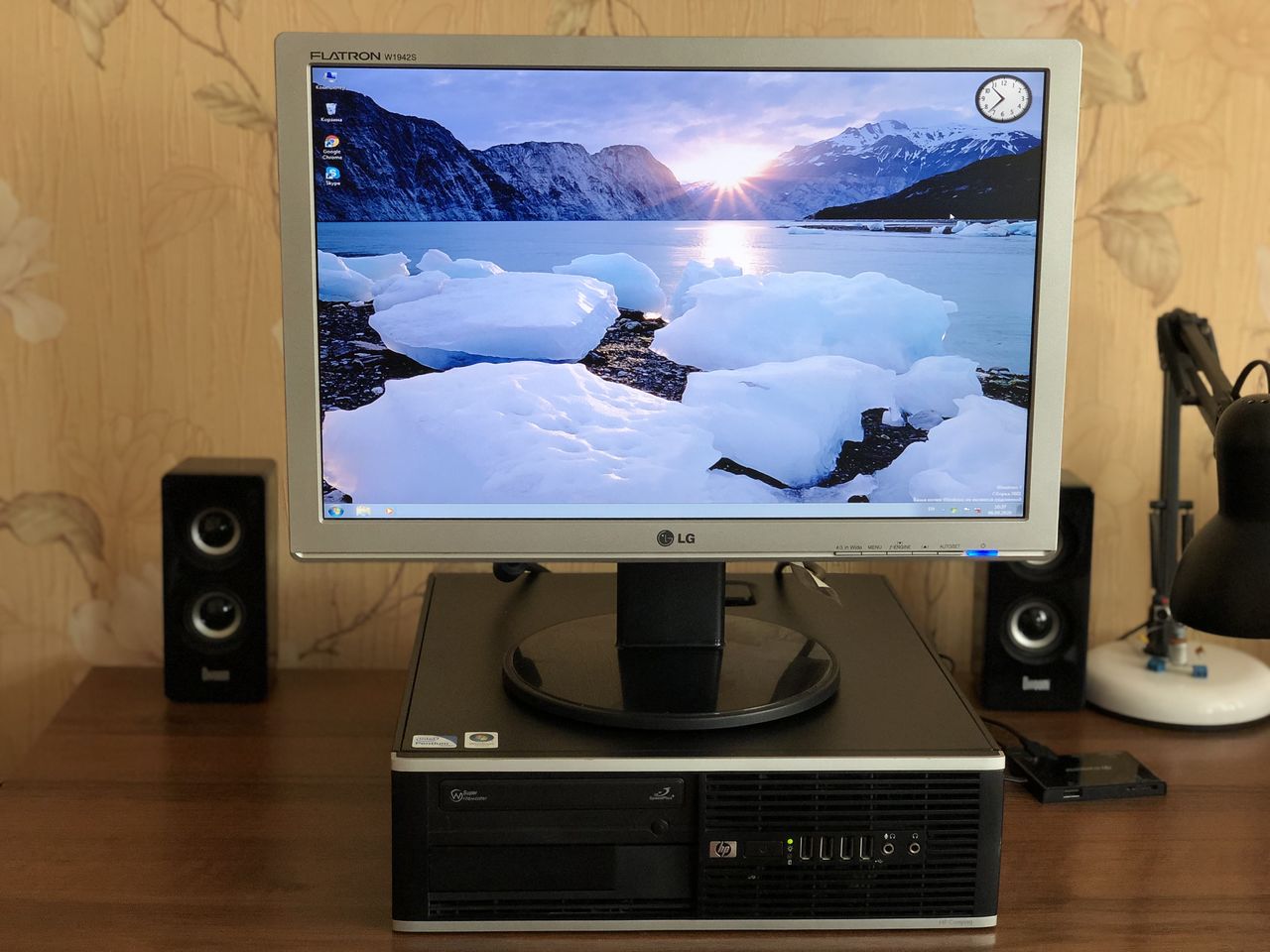 HP Compaq 6000 Pro SFF + Монитор LG 19