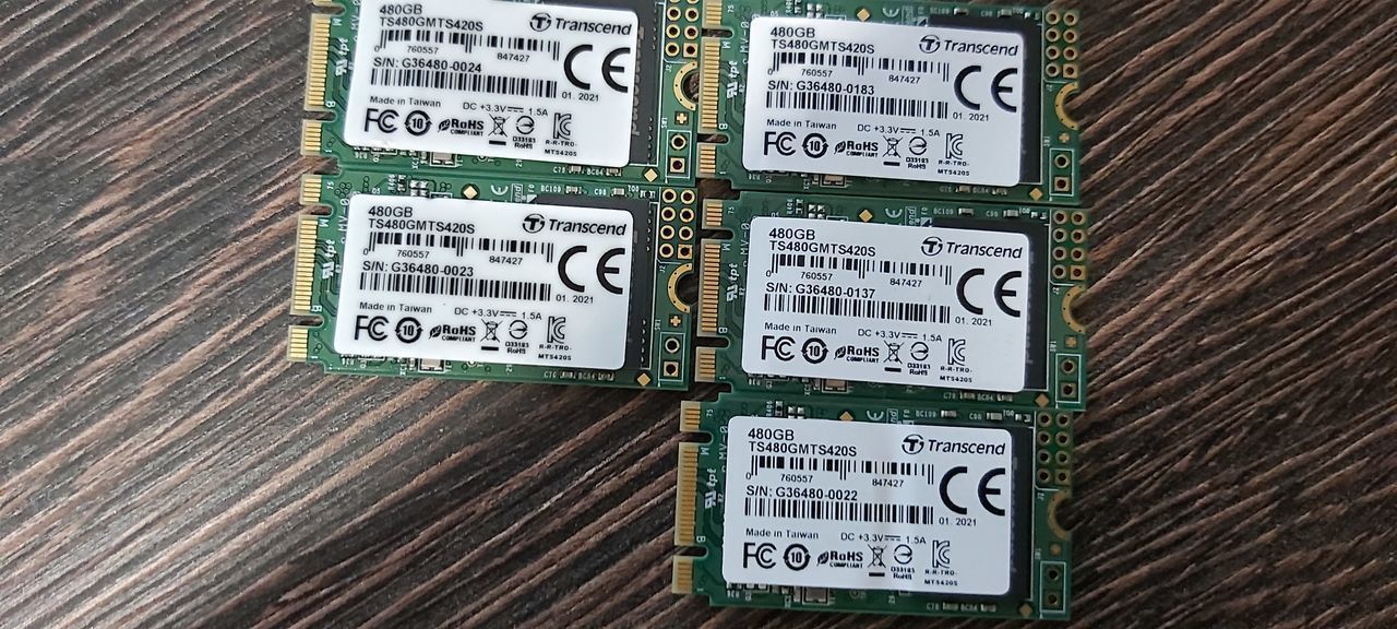 SSD M.2 480Gb SATA 6Gbps M.2 2242 Internal Solid State Drive (SSD)