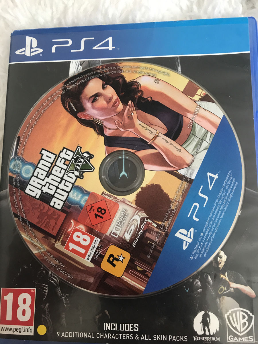 Vand disc gta 5(ps4)