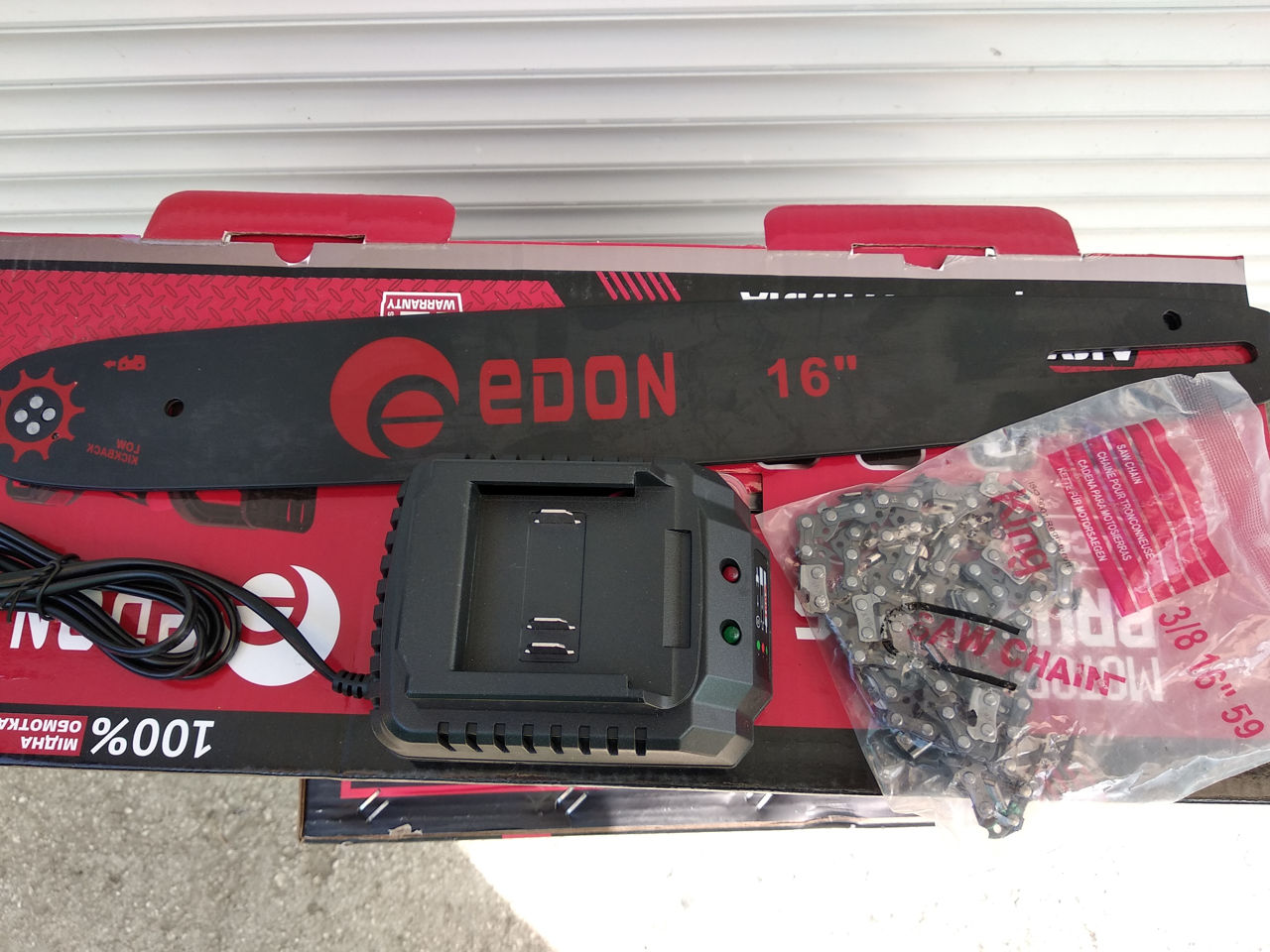 Аккумуляторная пила Edon 42 V BL доставка