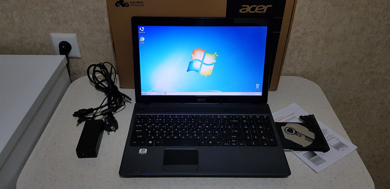 i5, Acer. Новый Мощный Acer Aspire 5733. icore 5. 4ядра. 4gb. 320gb ...