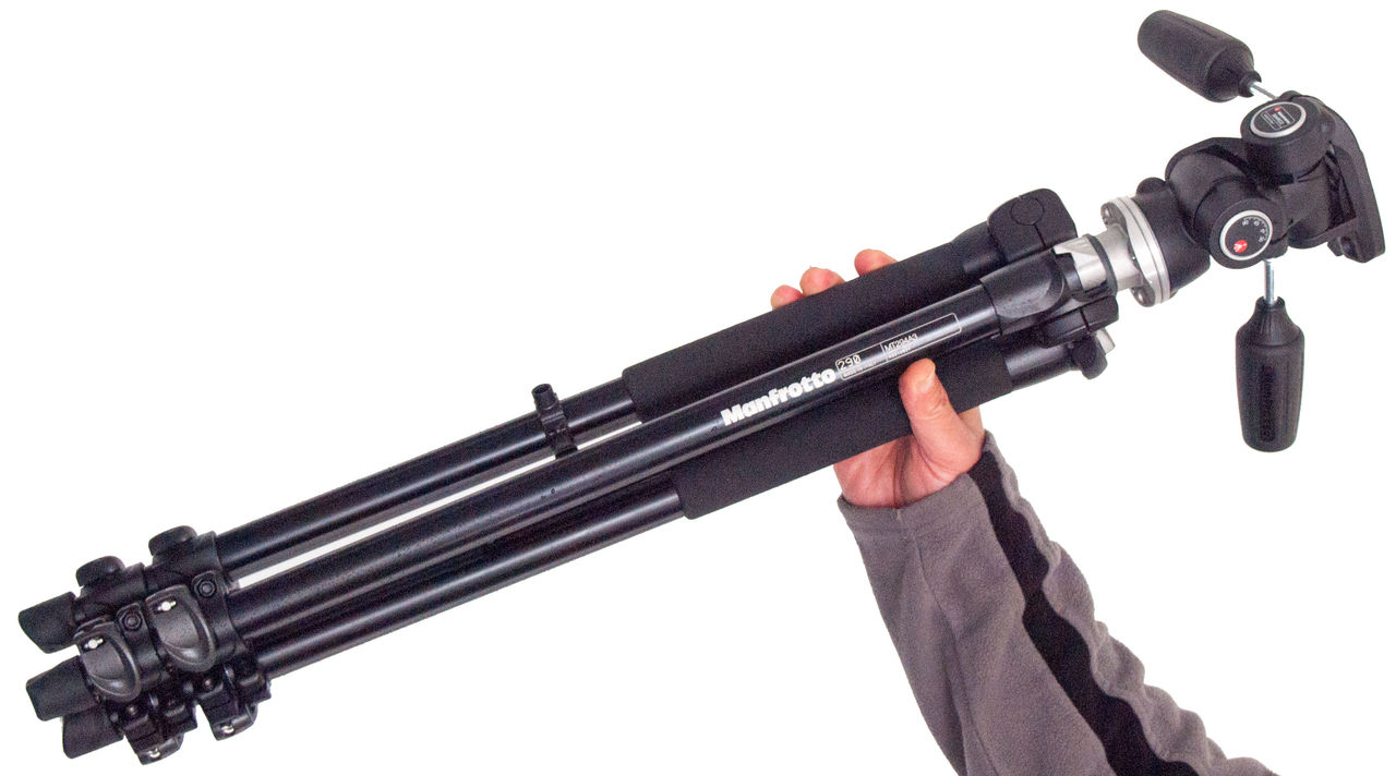 Manfrotto tripod mt294a3+Manfrotto 804rc2