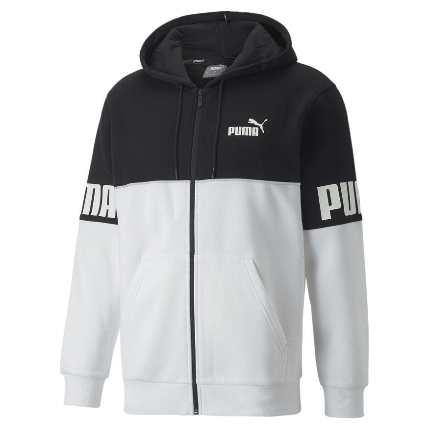 Толстовка Puma Power Colorblock Full-Zip Hoodie Fl
