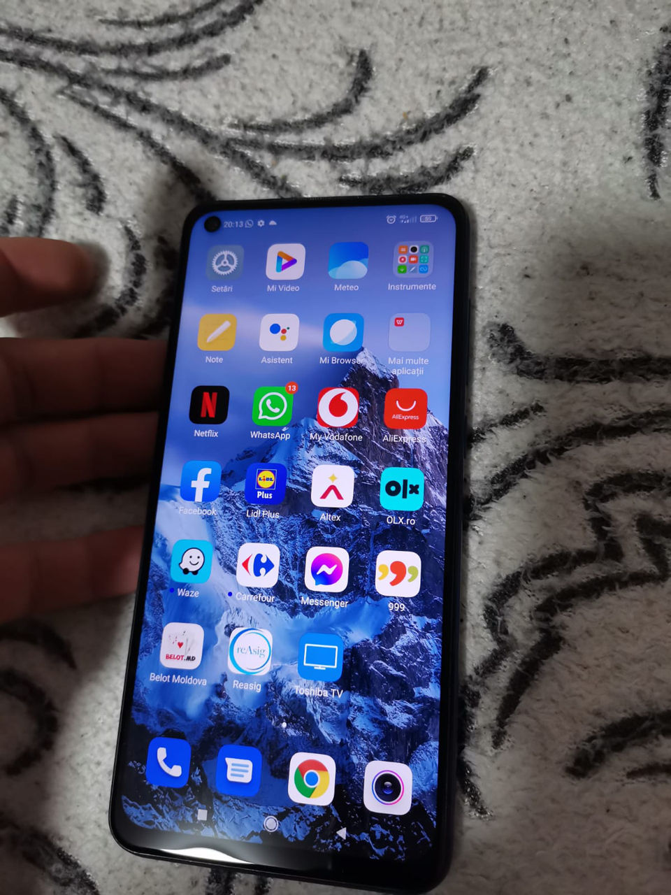 Xiomi redmi note9 blue 128 gb