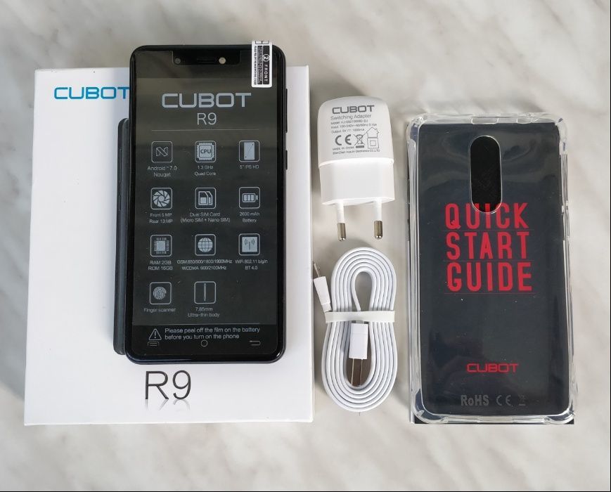 Cubot R9,Quad-Core,5"IPS,2GB/16GB,13MPx новый
