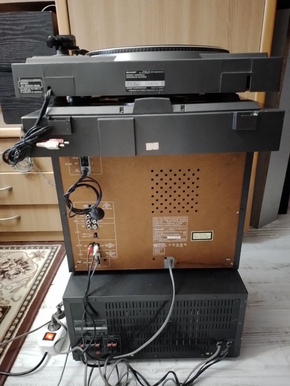 Sharp 7700 Stereo Audio System Hi-Fi Corporation Japan.