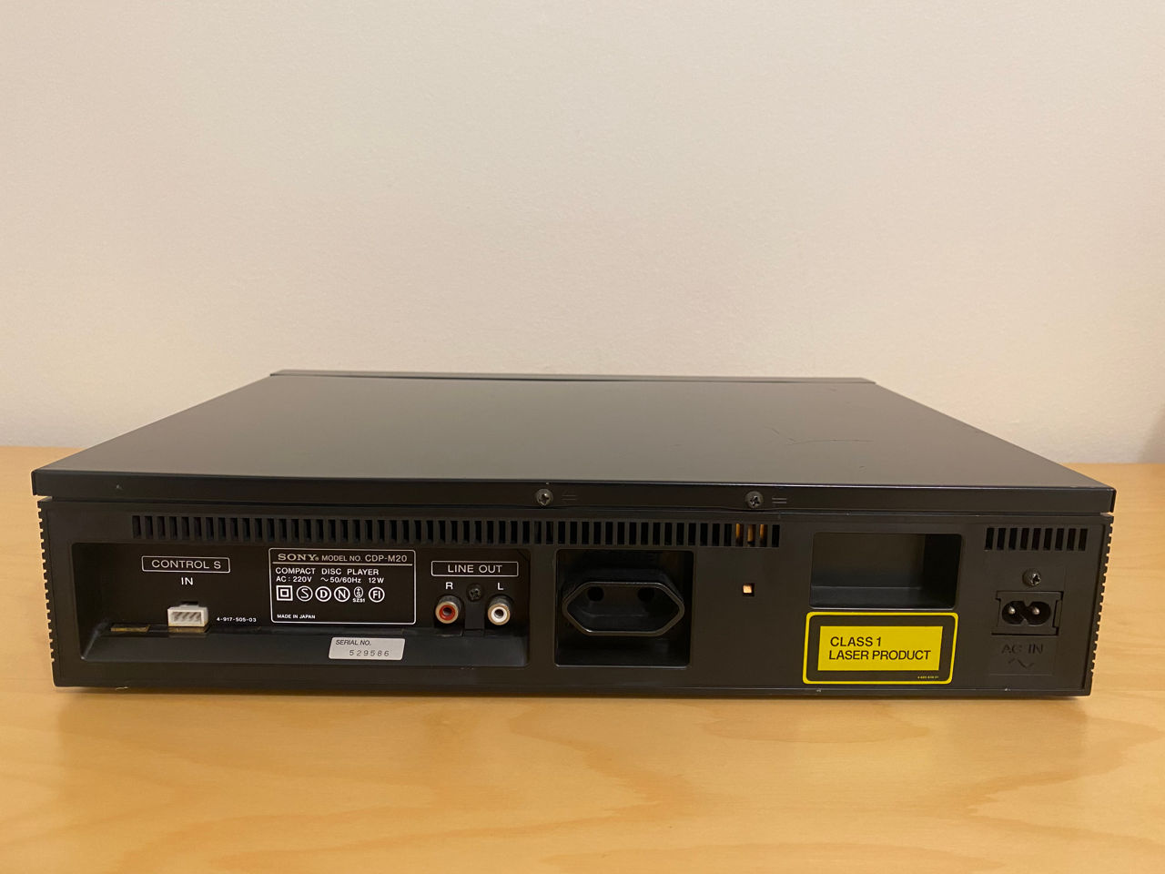 Sony CDP-M20 - Compact Disc Player