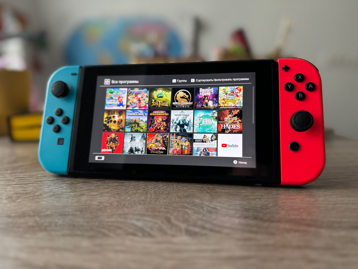 Nintendo Switch - 4200 lei cu jocuri