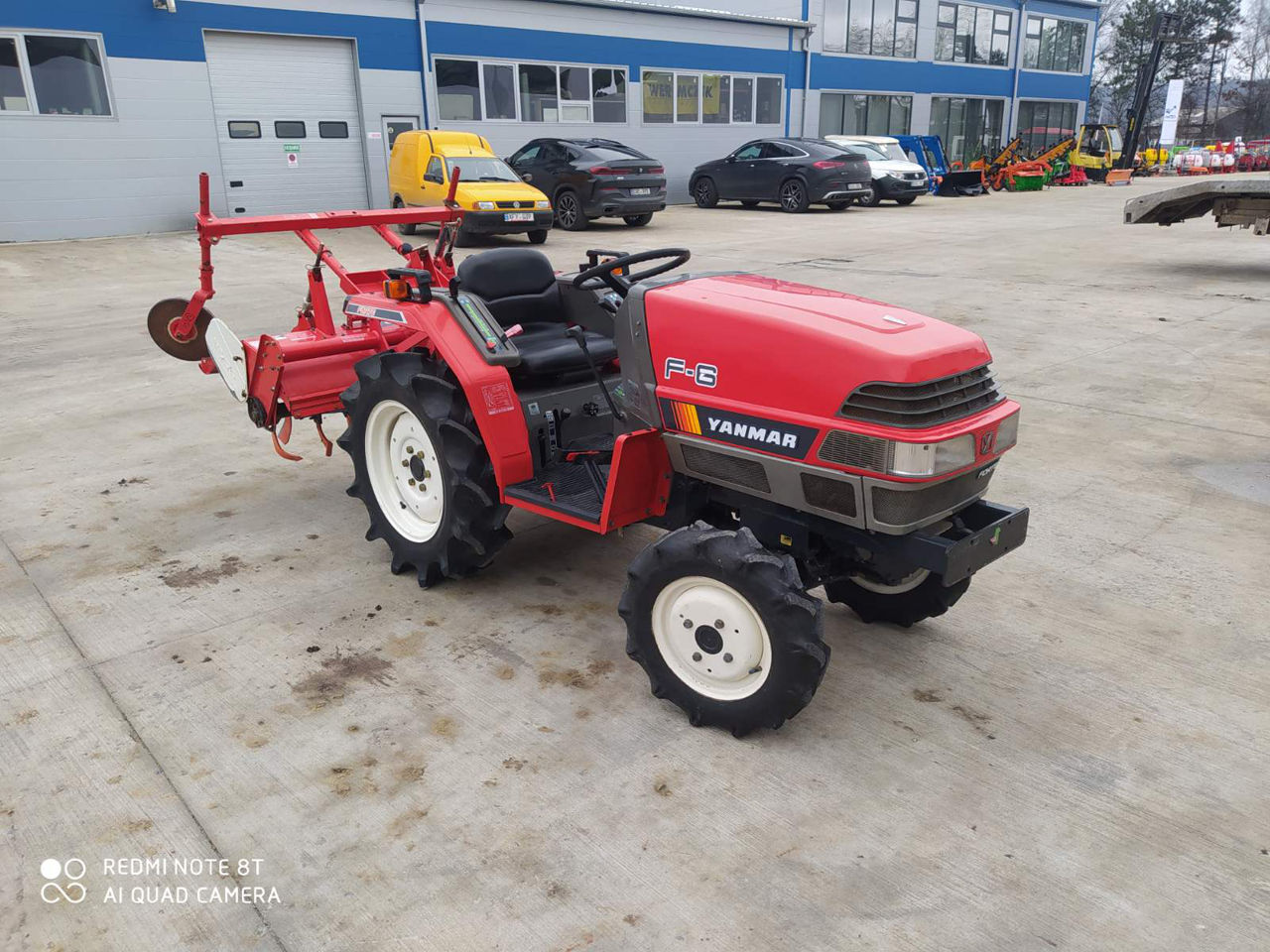 Minitractor cu freza japonez Yanmar F16D, 4x4,16 cai putere, este gata de lucru, stare foarte buna!