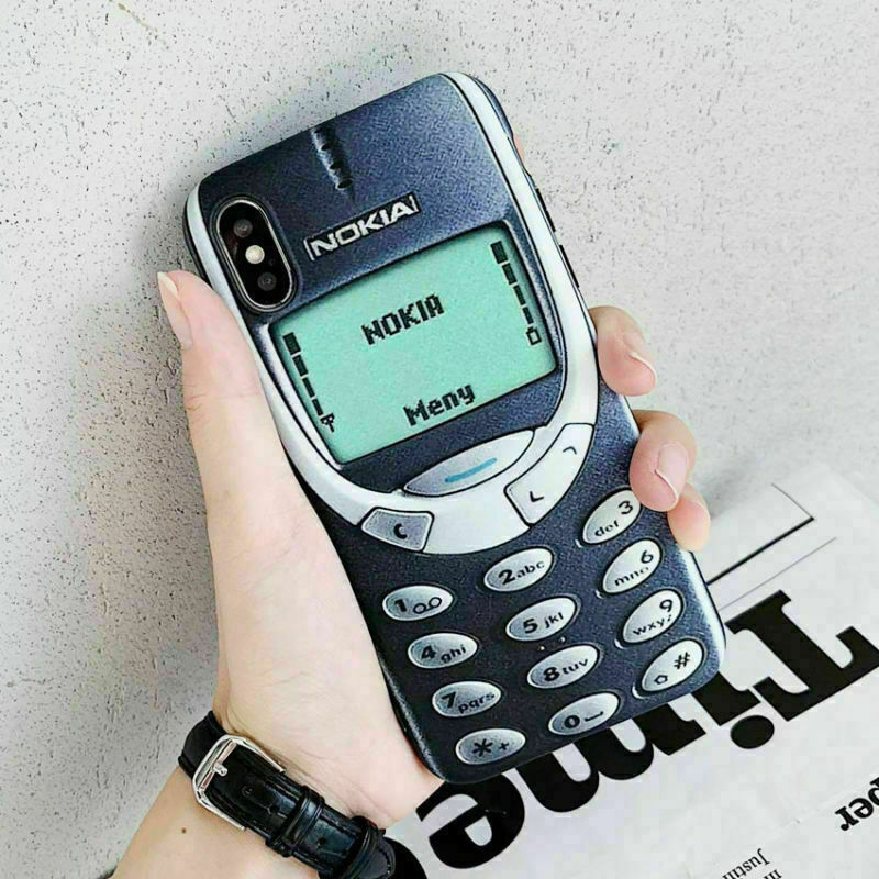 iPhone XR - силиконовый чехол (nokia 3310 style)